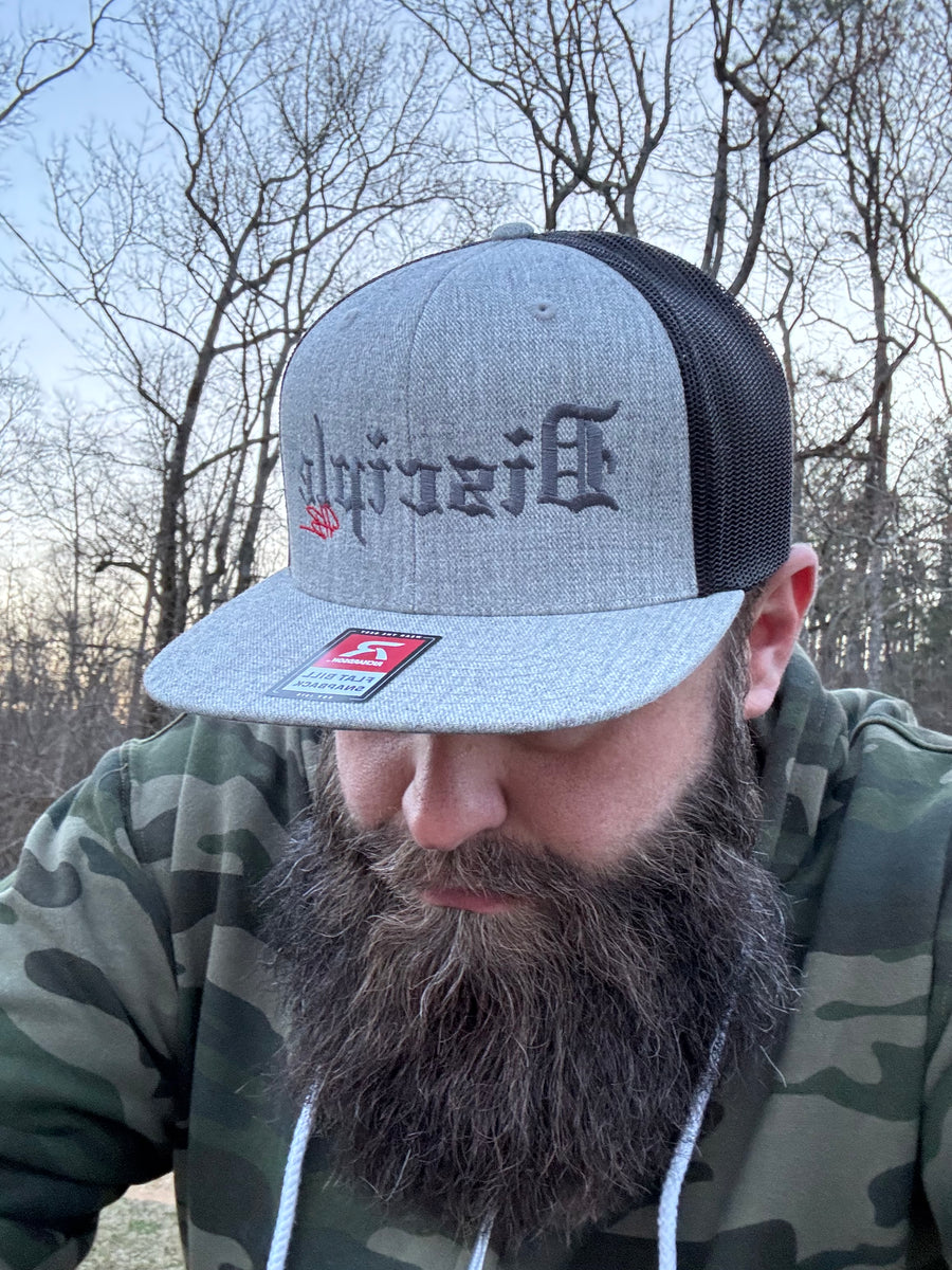 Disciple HB gray and black Richardson 511 best hat ever – Holy Beardz, LLC